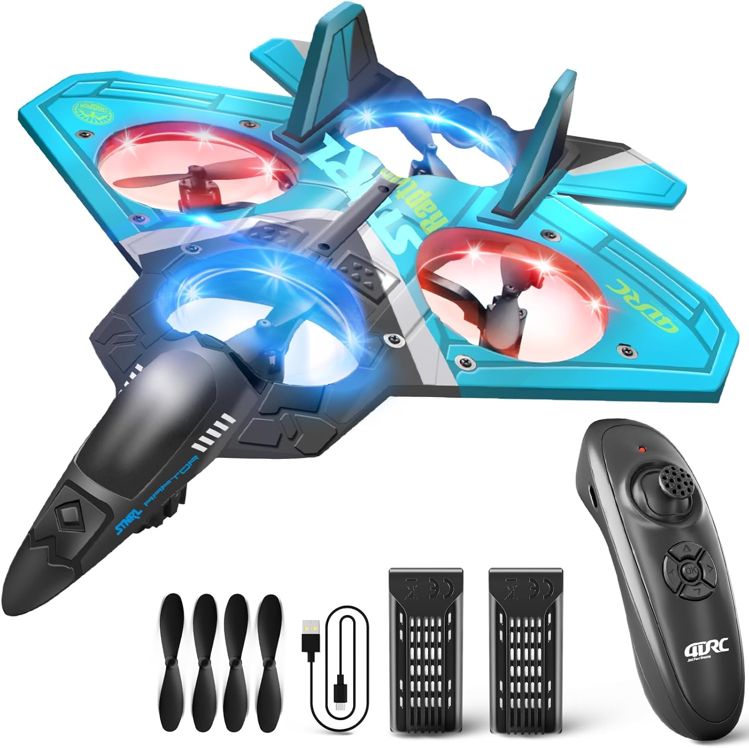 Foam Remote Control Airplanes Rc Planes for Kids Adults 4-7 8-16, Remo ...